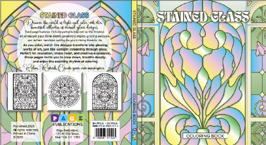 Stained Glass Coloring Book – Page Publications